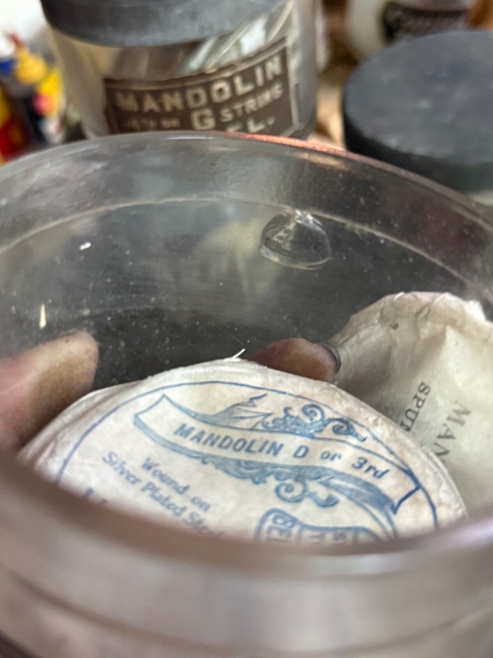 1920s Music Instrument Strings Glass Display Jars ~John Church Co ...