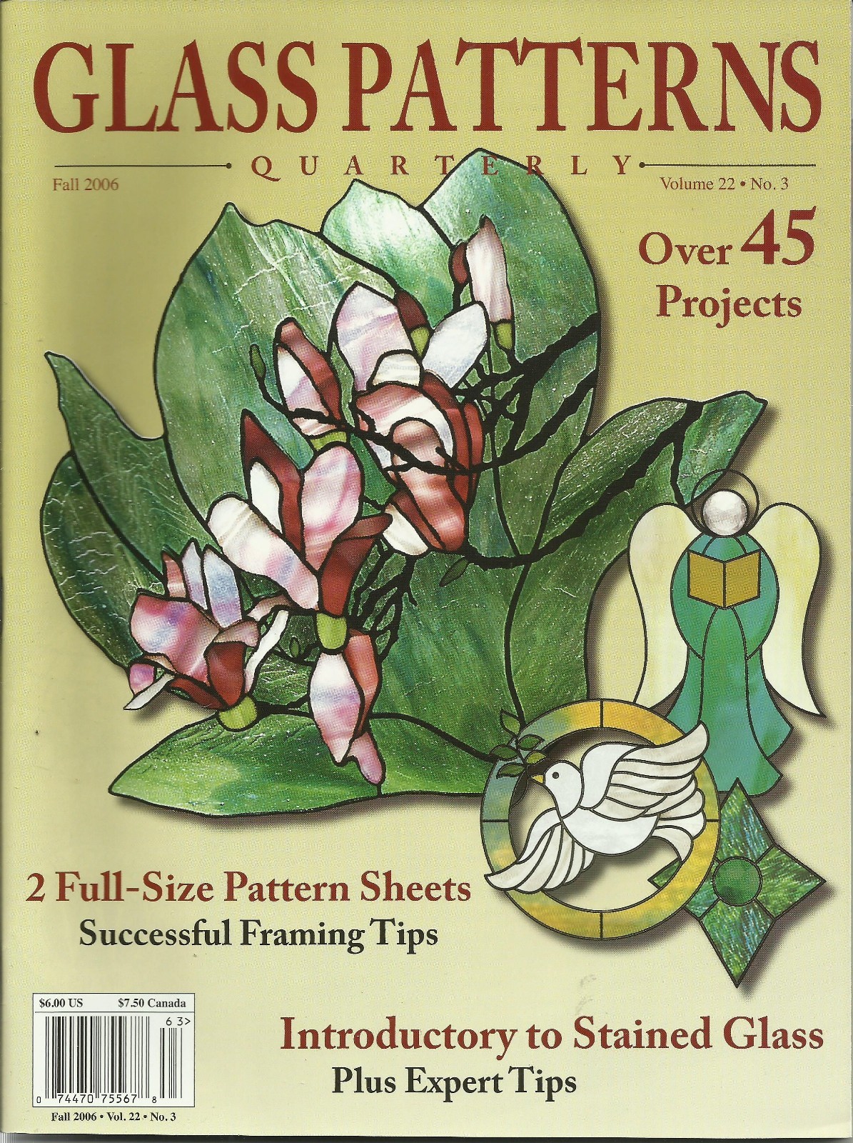 Stained GLASS PATTERNS QUARTERLY Magazine FALL 2006 | eBay