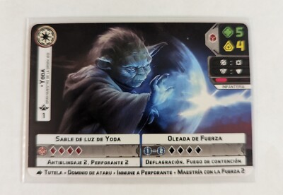 Star Wars Legion Promo Spanish Yoda Unit Card | eBay