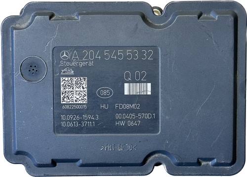 08-11 MERCEDES C300 ANTI LOCK BRAKES BRAKE ABS PUMP CONTROL MODULE ...
