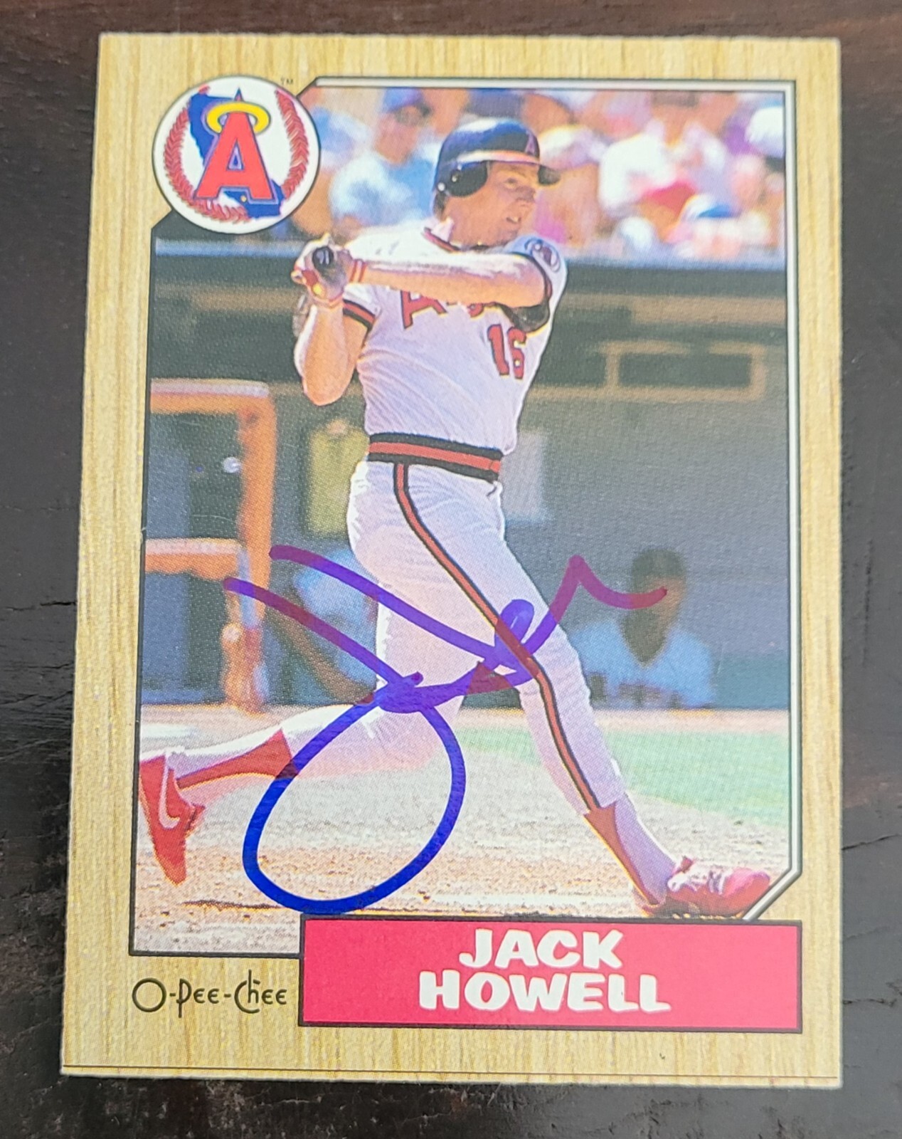 JACK HOWELL Signed 1987 O Pee Chee #2 Anaheim Angels Card Autograph | eBay