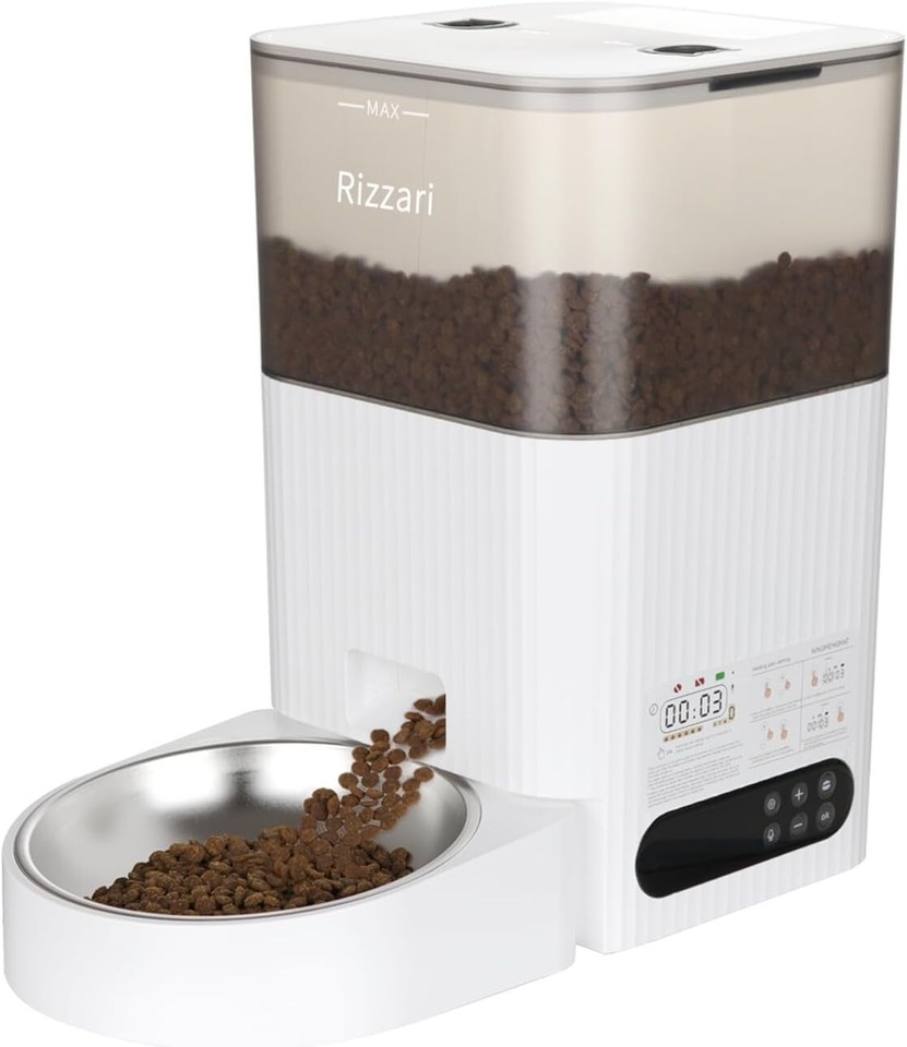 Smart Pet Feeder Automatic Cat Feeder Dog Feeder 4.2 L Auto | eBay