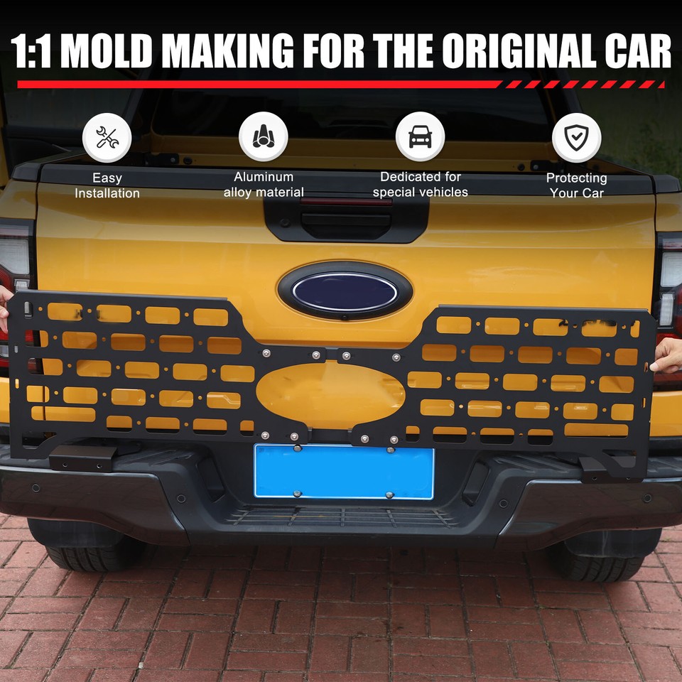 Rear Bed Molle Panel Truck Bed Panel Tailgate Molle Panel For Ford ...