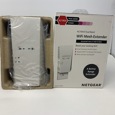 NETGEAR AC1900 WiFi Mesh Extender - EX6400100NAS New/ Open Box ...