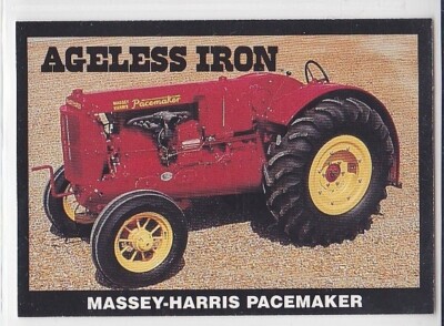 Vintage Massey Harris Pacemaker Farm Tractor Trading Card | eBay