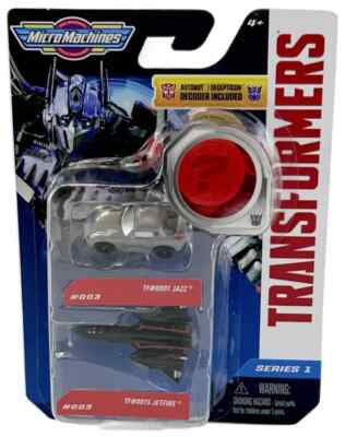 Micro Machines Transformers Series 1 0001 Jazz & 0015 Jetfire with ...
