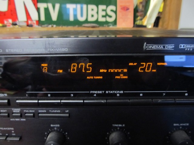 Yamaha RX V490 Natural Sound Stereo Receiver for sale online | eBay