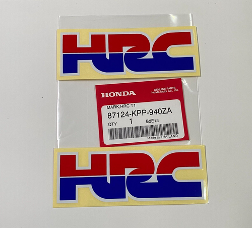 2X Genuine Honda Mark HRC T1 Racing Stickers Decals | Vinyl ...