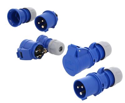 16 Amp 240v Socket And Plug 2 Sets 16a 3 Pin 240 Volt For Trailing Hook ...