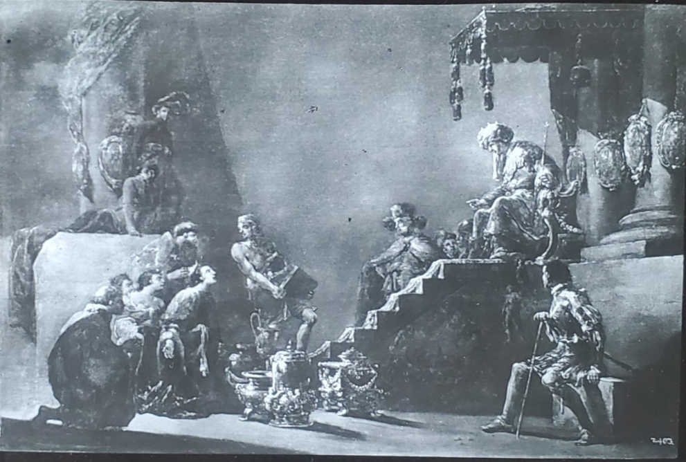 Queen of Sheba Before Solomon, Leonaert Bramer, Magic Lantern Glass ...