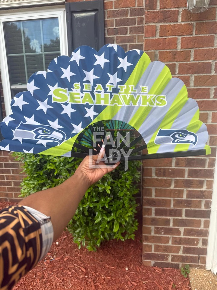 Seattle Seahawks Folding Hand Fan, Football Game Day Fan | eBay