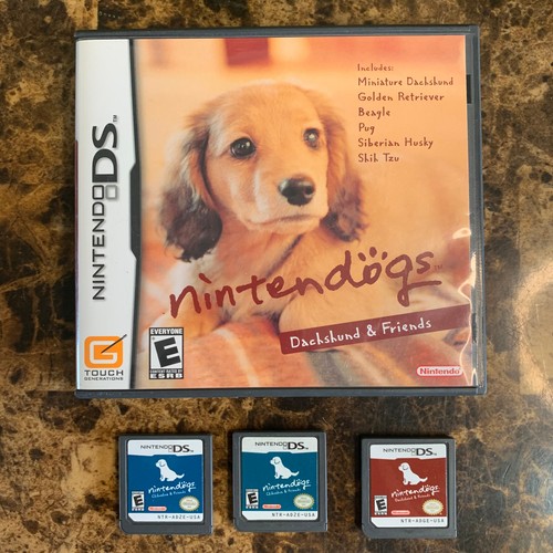 Various Nintendogs Puppy Time Video Games Nintendo DS Drop Down Menu | eBay