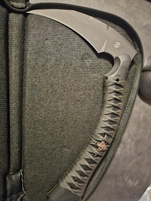 Bastinelli Reaper Tac Kama w/ Tsukamaki Wrap – Tactical Combat Sickle ...