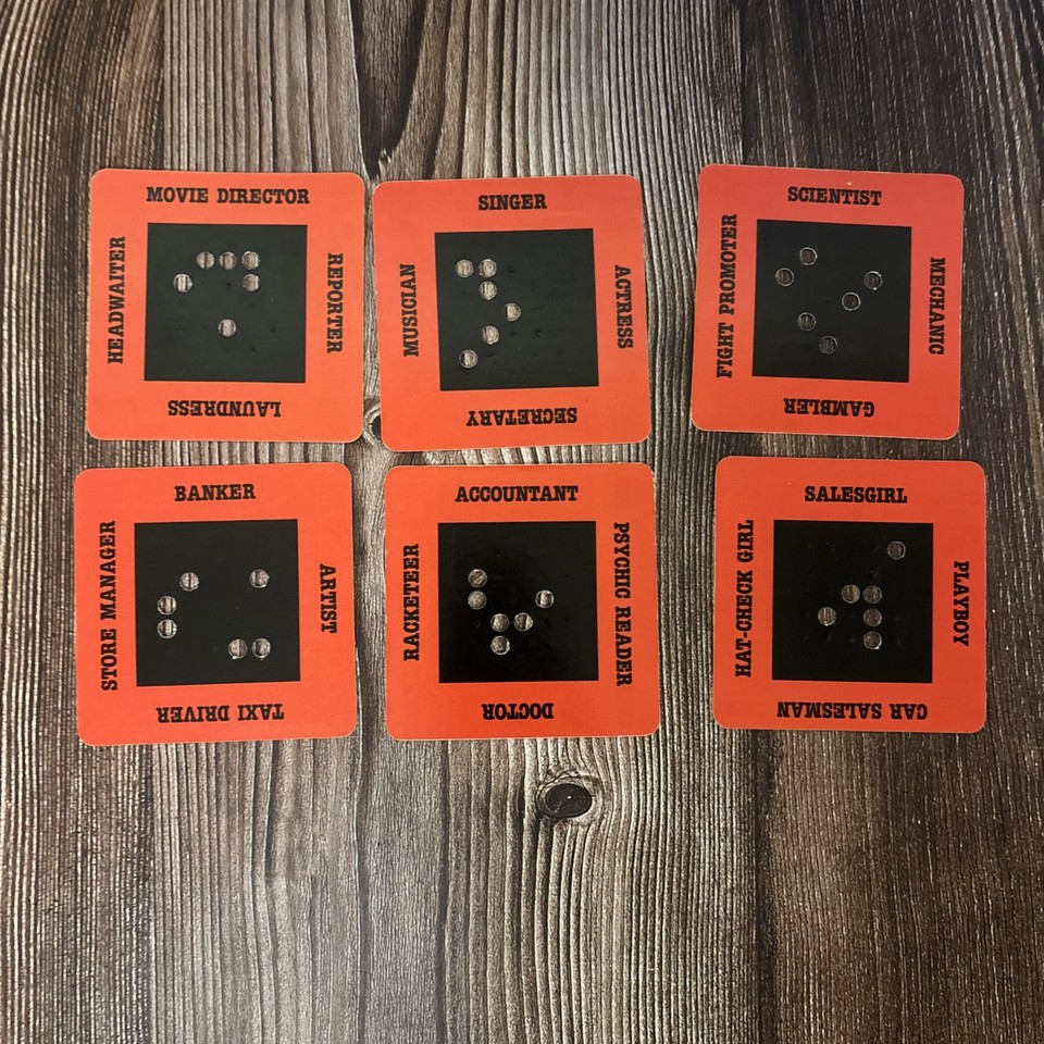1987 Lie Detector Game Replacement Cards: Guilty, Summons, Warrant ...