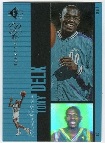 1996-97 SP Premium Collection Holoviews Tony Delk #PC4 Rookie RC ...