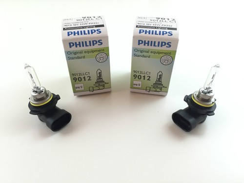 2 X Philips 9012LL Longlife Lamp HIR2 Lamp 12V 55W MADE IN EU E1 | eBay
