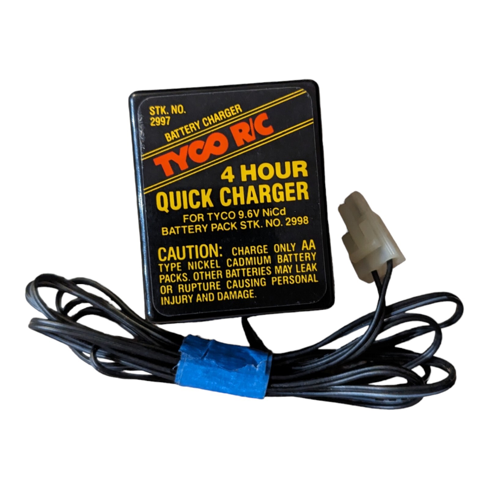 TYCO RC 4 Hour Quick Battery Charger 2997 AC Adapter 9.6v NiCd 2998 for ...