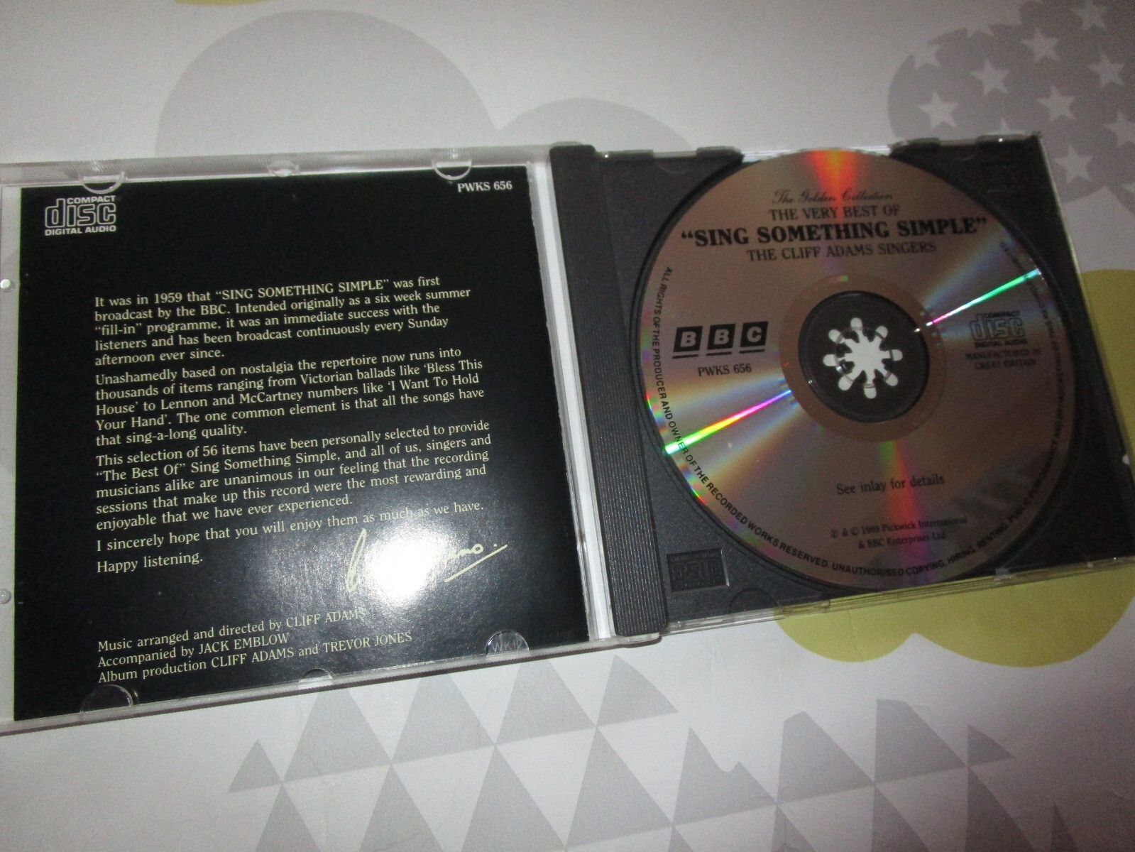 Cliff Adams Singers The Very Best of Sing Something Simple CD FASTPOST ...