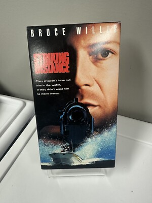 Striking Distance (VHS, 1994) Bruce Willis - Sarah Jessica Parker | eBay