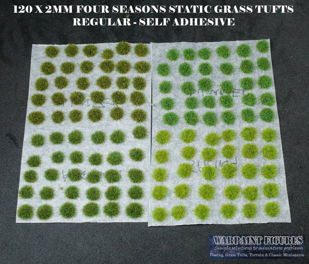 17 Years And Up War Game Miniatures (28mm 120x 4mm Static Grass Tufts ...