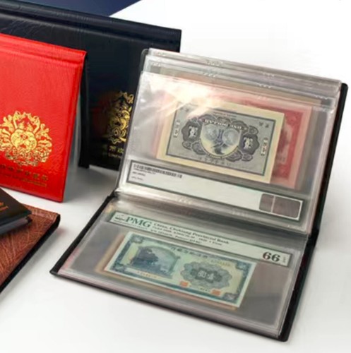 Graded Banknotes Collection Album Certificated Banknote Book 20 Page ...