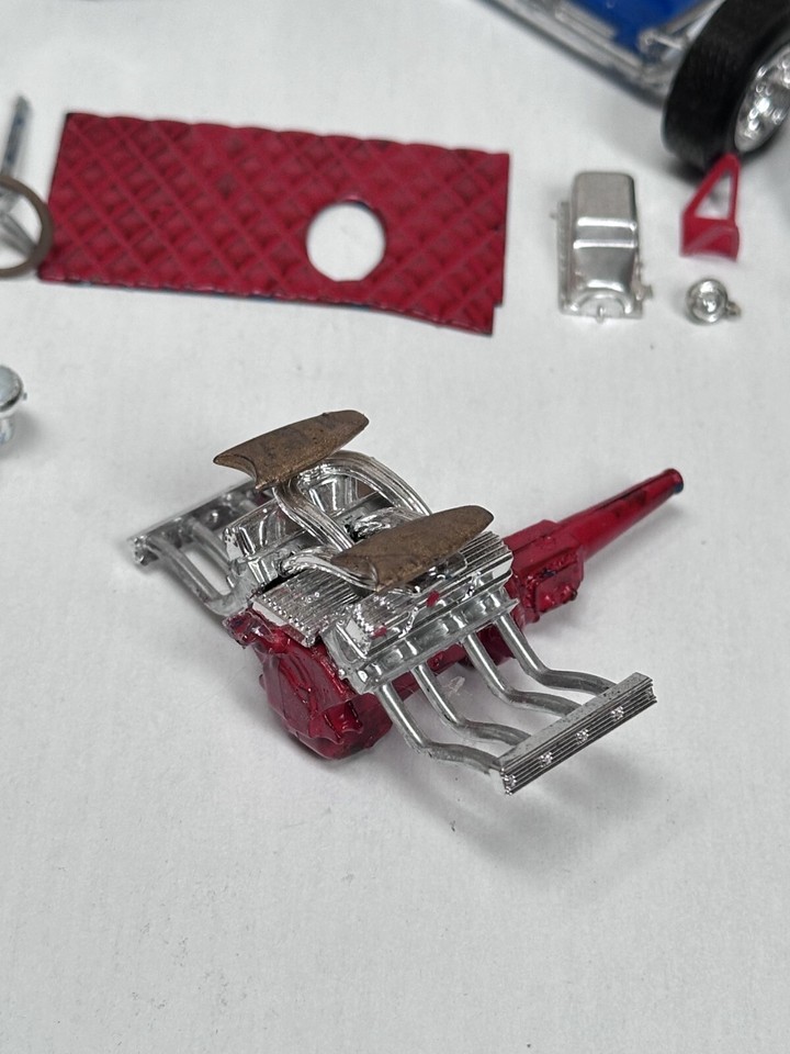 Vintage Monogram Paddy Wagon Police Hot Rod Partially Built Model Kit ...