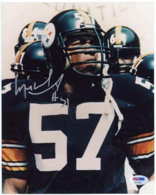 Mike Merriweather Autographed Pittsburgh Steelers 8x10 Photo - PSA/DNA ...