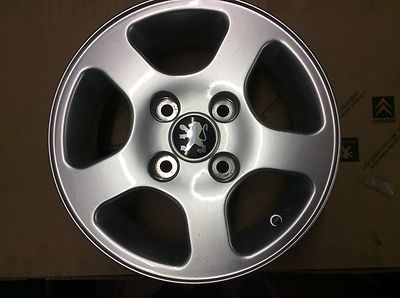Genuine Peugeot alloy wheel fits 106 CH4-20 4 stud 5J13 9606AY Snipe ...