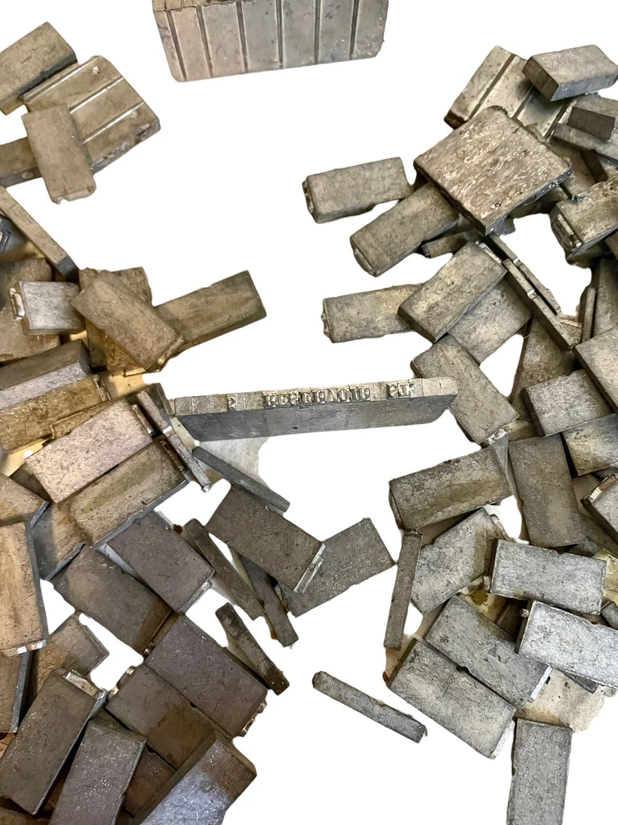 Printing Press Letter Blocks