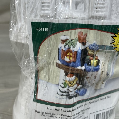 RARE New Accents Unlimited Wee Crafts Card Holder 64145 Christmas Paint ...