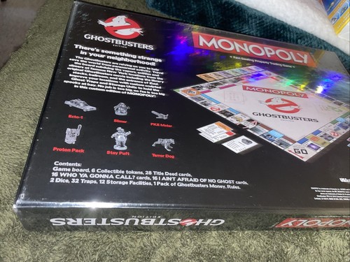 Monopoly Ghostbusters Edition Board Game Hasbro 2016 USAopoly Factory ...