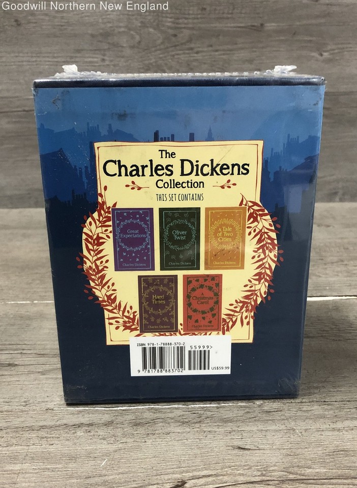 Charles Dickens Collection Boxset 5 Vols H/C Books Oliver Twist Hard ...