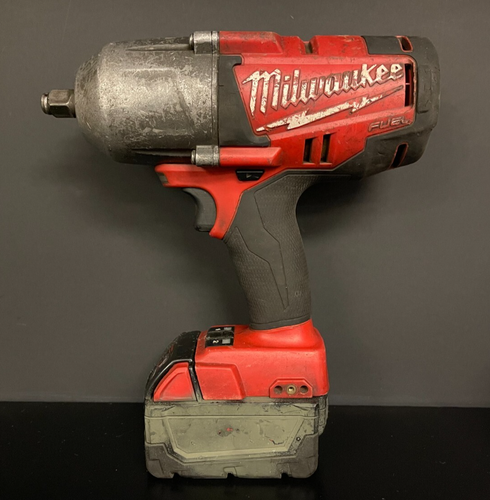 (RI2) Milwaukee 2763-20 M18 FUEL 1/2" Cordless Impact Wrench w/ Battery ...