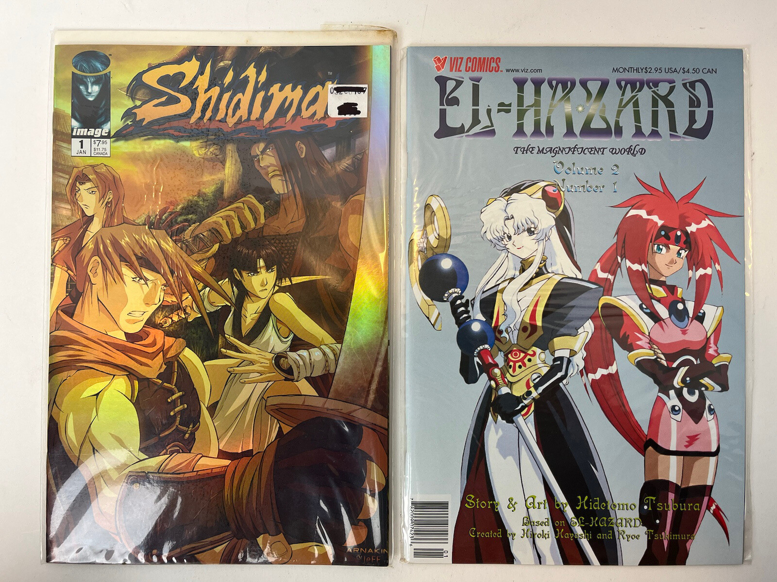 💥American Manga Comic Lot Shidima 1 El-Hazard Vol 2 # 1 Nice! 1 Day ...