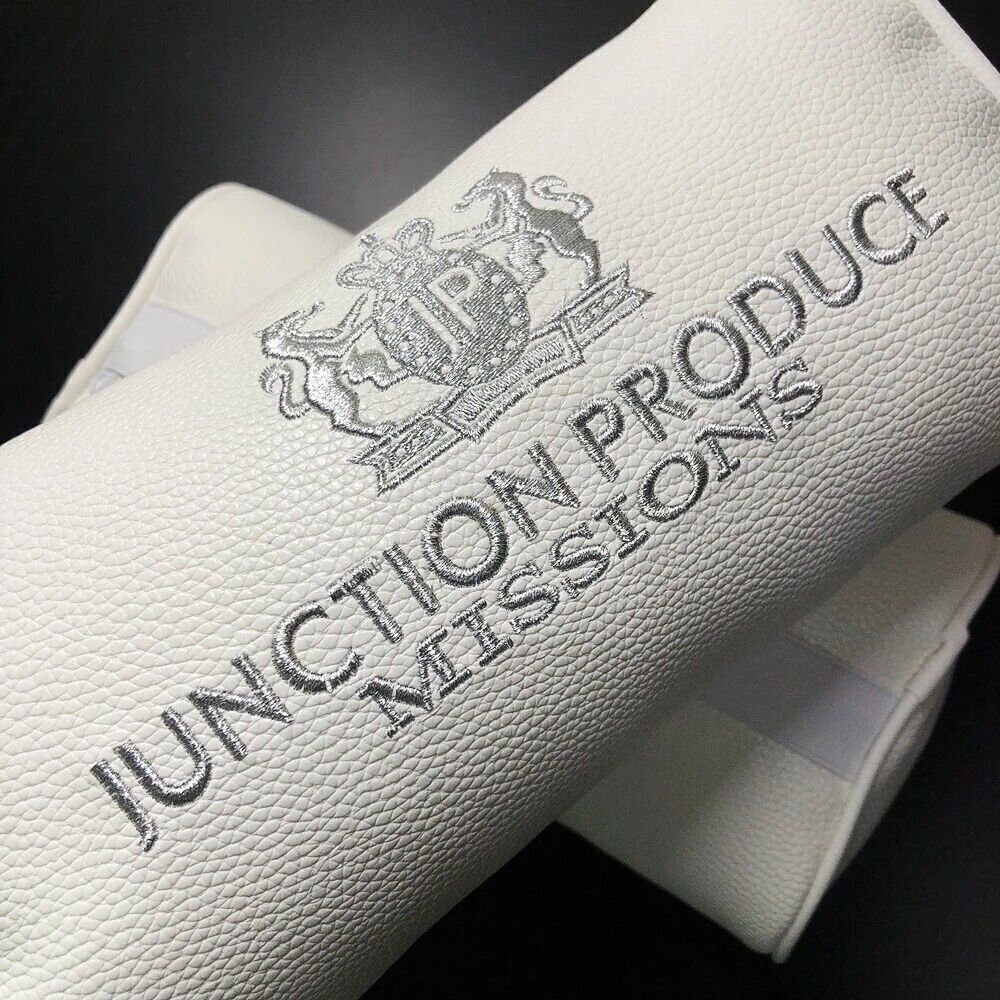 JDM Junction Produce White Leather Headrests Luxury JP VIP Car Seat ...