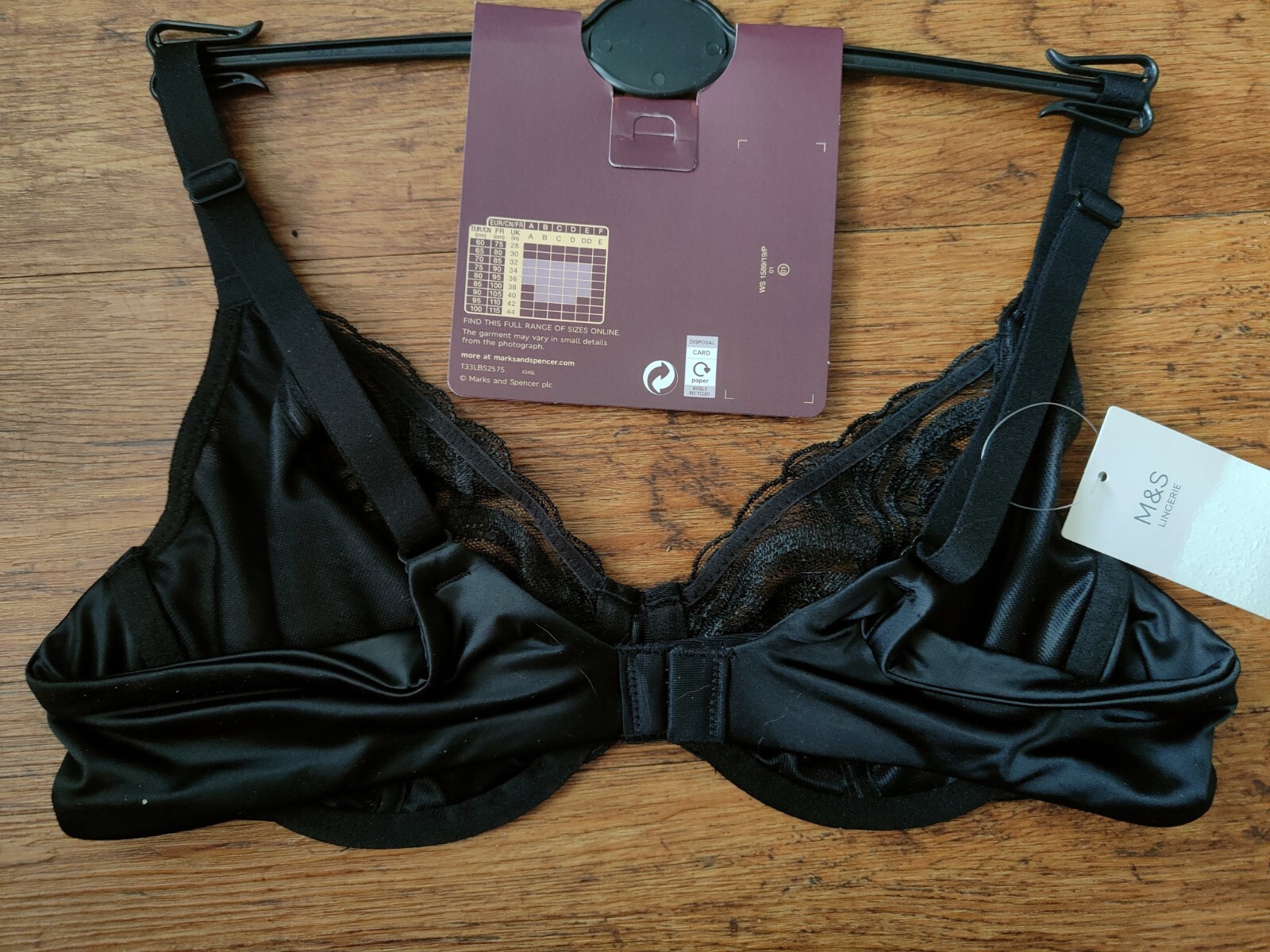 M&S Embroidered Non-Padded Full Cup Bra 32B & 36A | eBay UK