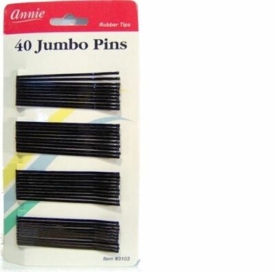Annie 40 Jumbo Pins Black 3103 | eBay