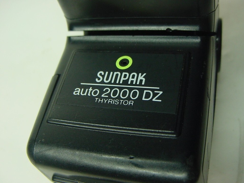 SUNPAK AUTO 2000 DZ THYRISTOR FLASH | eBay
