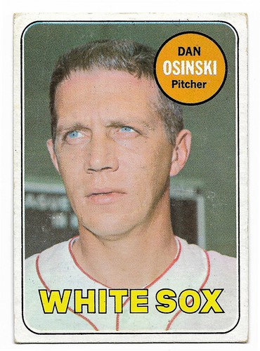 1969 Topps #622 Dan Osinski Baseball Card - Chicago White Sox - High ...