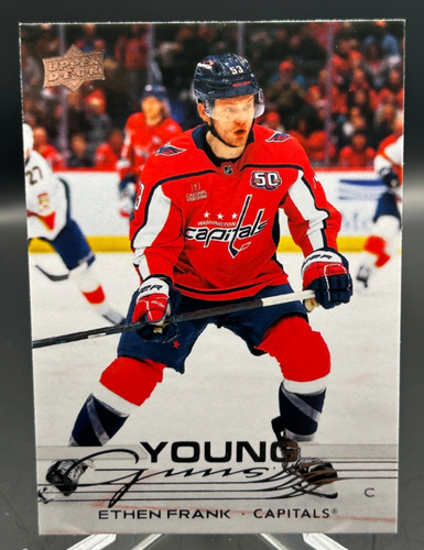 🔥Ethan Frank 2025-26 Upper Deck Series 1 Hockey Rookie Young Guns #240 ...