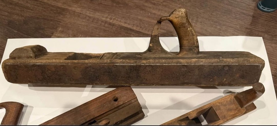 Antique Wood Molding Planes Vintage Primitive Carpenter Tools 7-Piece ...