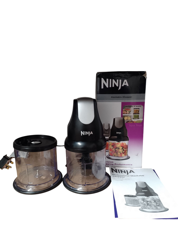 Ninja Professional Chopper [NJ1002UKBK] Stackable, 200W, Black |1c ...