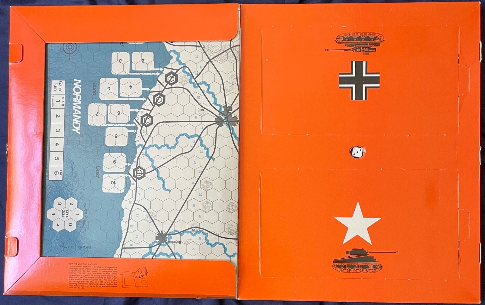 Normandy The Invasion of Europe SPI Board Game | eBay