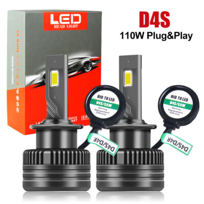 2PCS D4S/D4R LED Headlight Replace HID Xenon Super Bright White ...