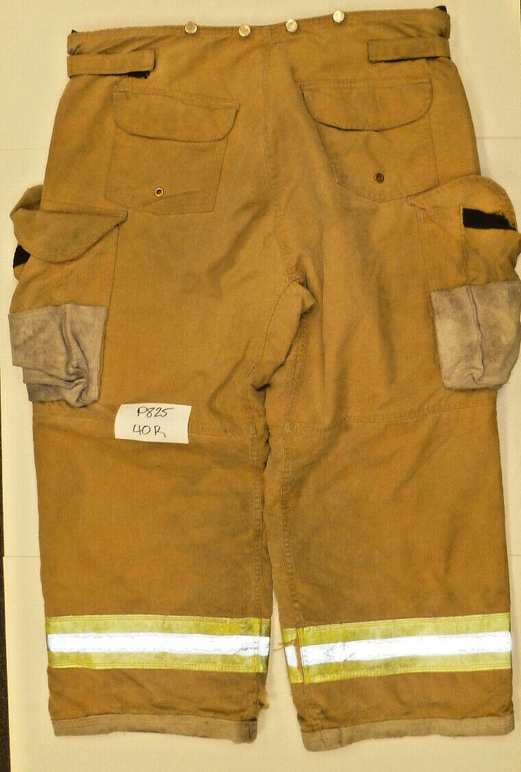 40R 40x28 Brown Janesville Lion Firefighter Turnout Bunker Pants with ...