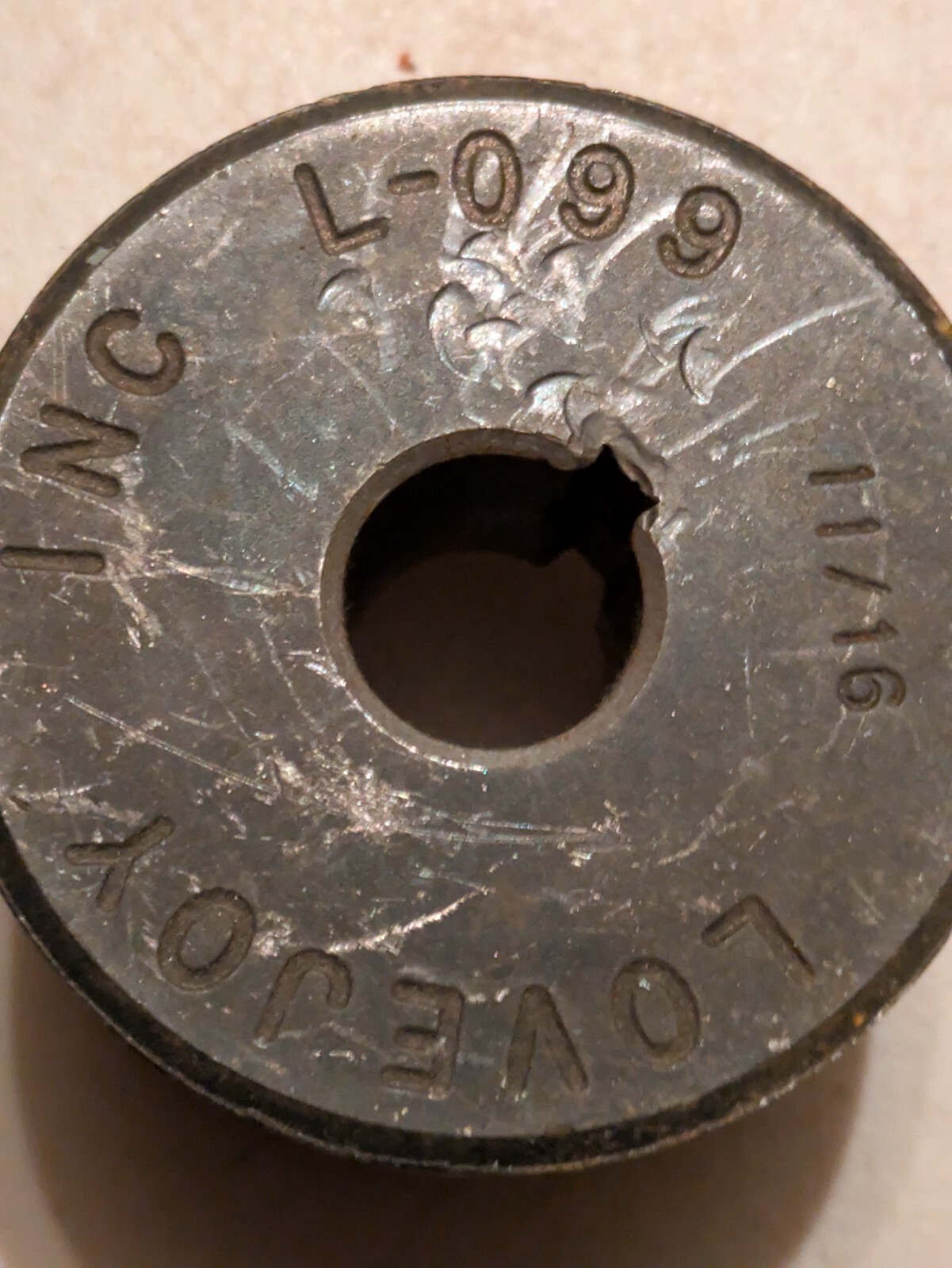 Lovejoy L-099 Bore Jaw Coupling Hub 68514411337 for sale online | eBay