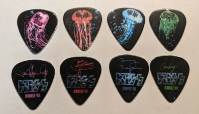 KISS KRUISE VII Set of 4 JELLYFISH Picks 2017 Guitar Pic Pick | eBay