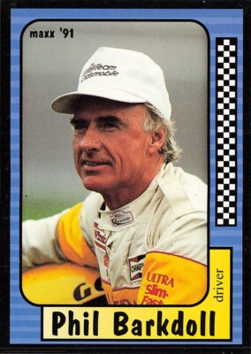 1991 Maxx NASCAR Racing Trading Card #73 Phil Barkdoll | eBay