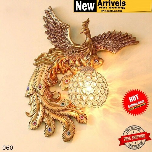 LED Wall Lights Phoenix Peacock Bird Lighting Fixtures Luminaire for ...