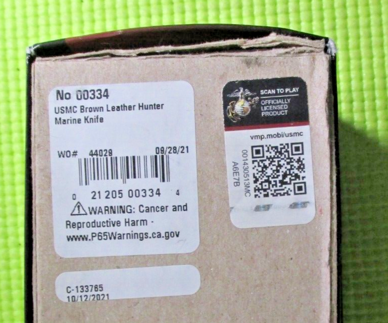 Case XX USA USMC Marine Corps Bowie Combat Survival Hunting Hunter ...